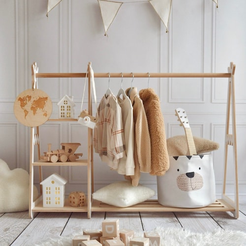 Baby Wardrobe a Frame Clothes Rack Child Wardrobe Garment Rack - Etsy ...