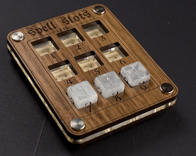 D&D Spell Slot Tracker | Dungeons and Dragons Spell Counter | Spell ...