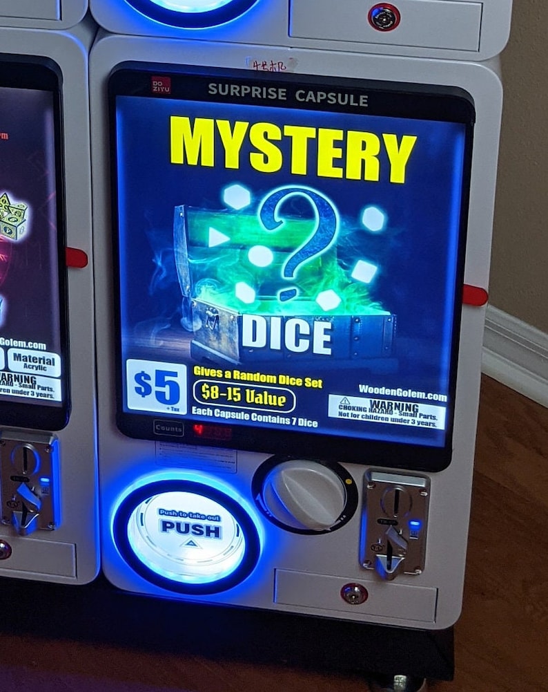 Mystery Dice Gachapon Capsule: Full Set of 7 Random Dice - Etsy