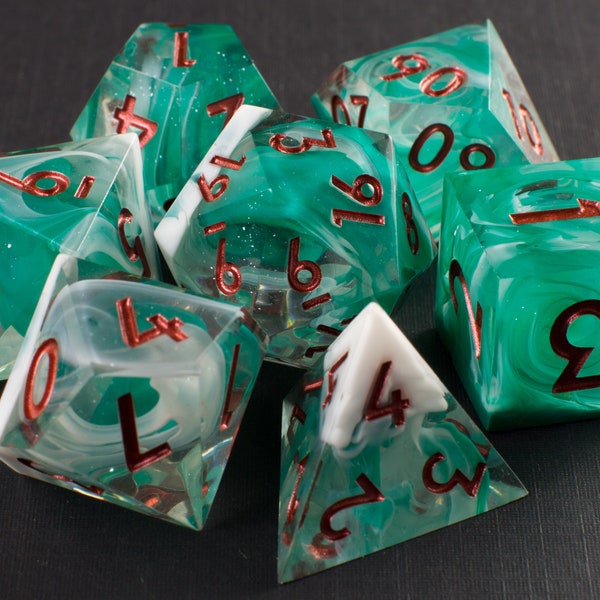 Clear Dice Set - Etsy
