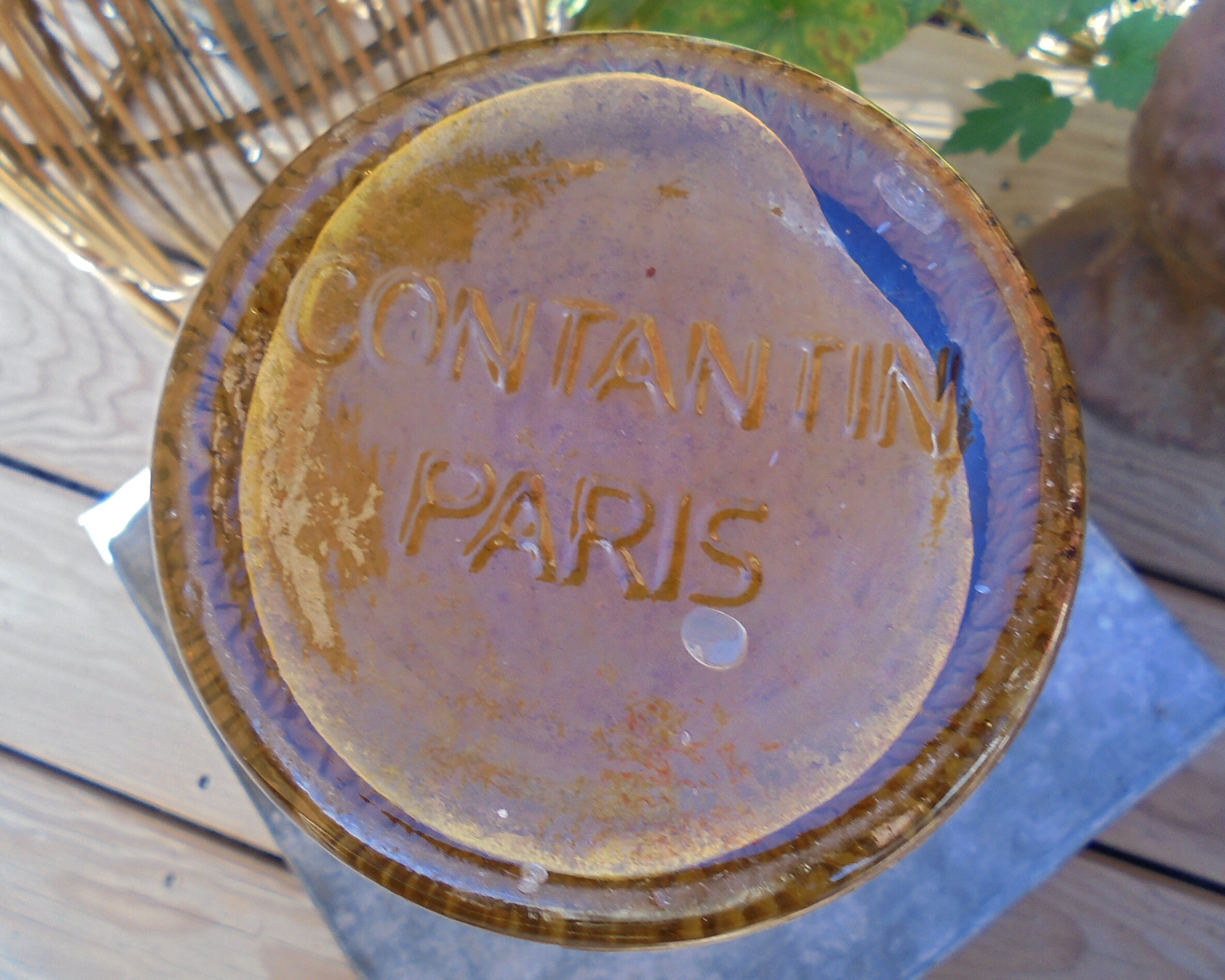 CONTANTIN Paris Vase Large Format in Thick Glass Vintage - Etsy