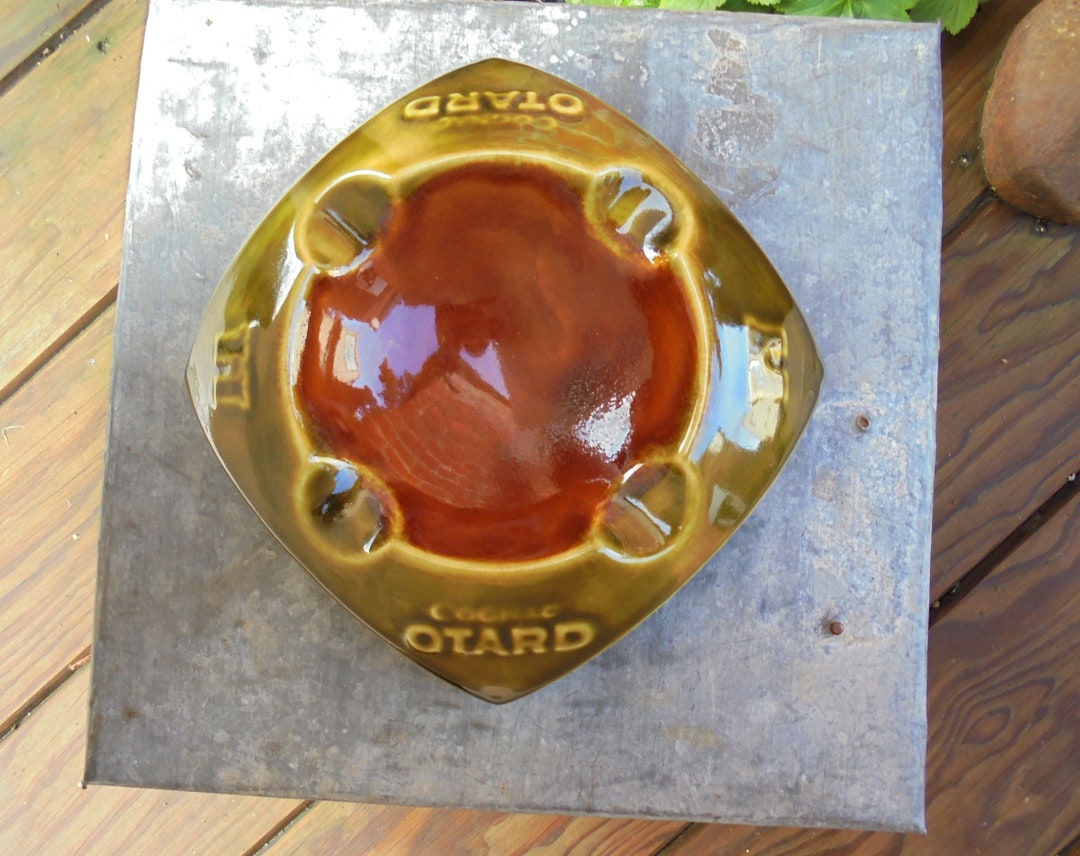 Cognac OTARD Large Domed Ashtray - Etsy