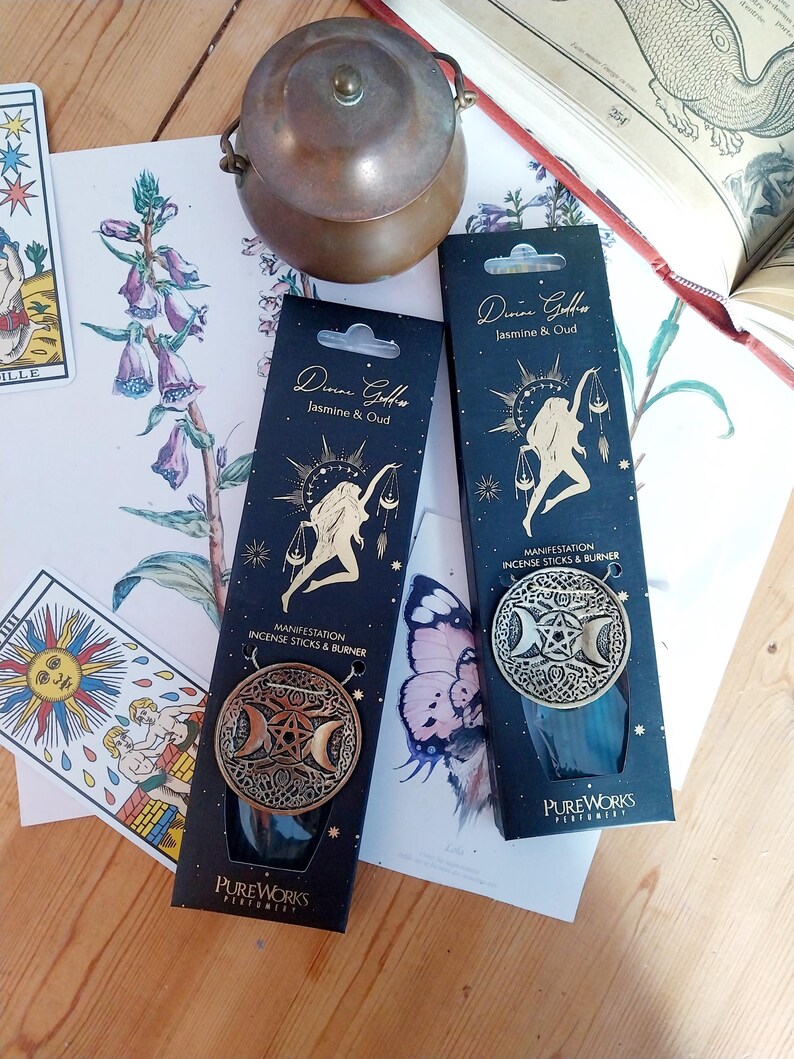 Divine Goddess Esoteric Incense Stick - Jasmine and Oud 25g - Etsy