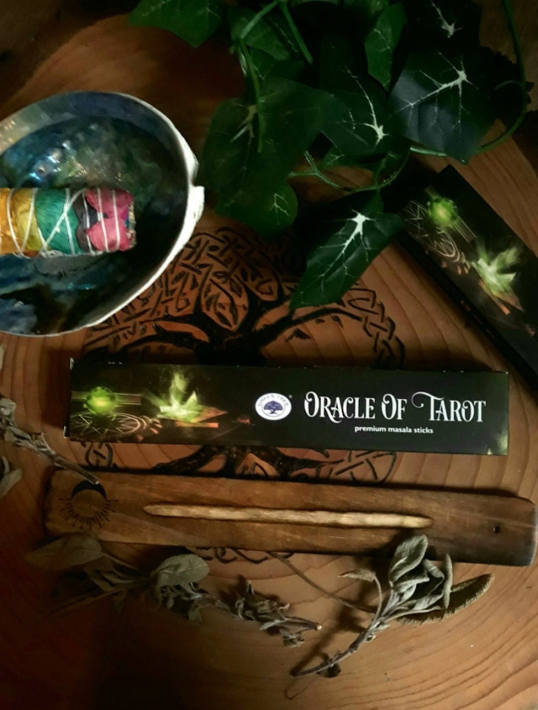 Oracle of Tarot Incense - Green Tree - Divination Incense - Fumigation ...