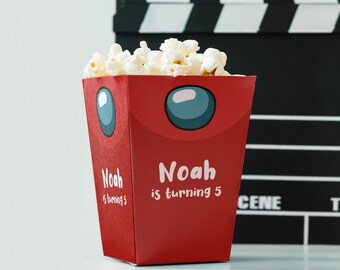 Among Us Popcorn Box - Etsy