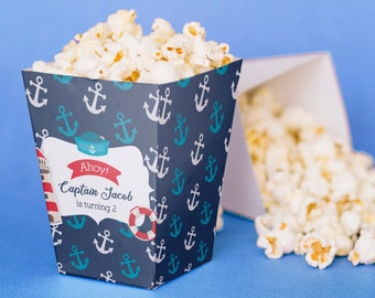 Nautical Popcorn Box - Etsy