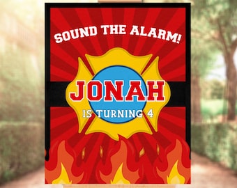 Firefighter Welcome Sign - Etsy