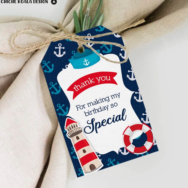Nautical Gift Tags - Etsy