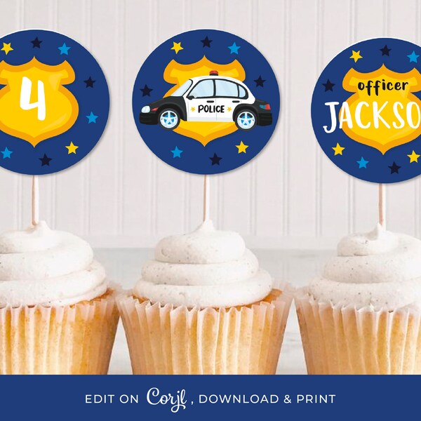 Car Cupcake Toppers - Etsy