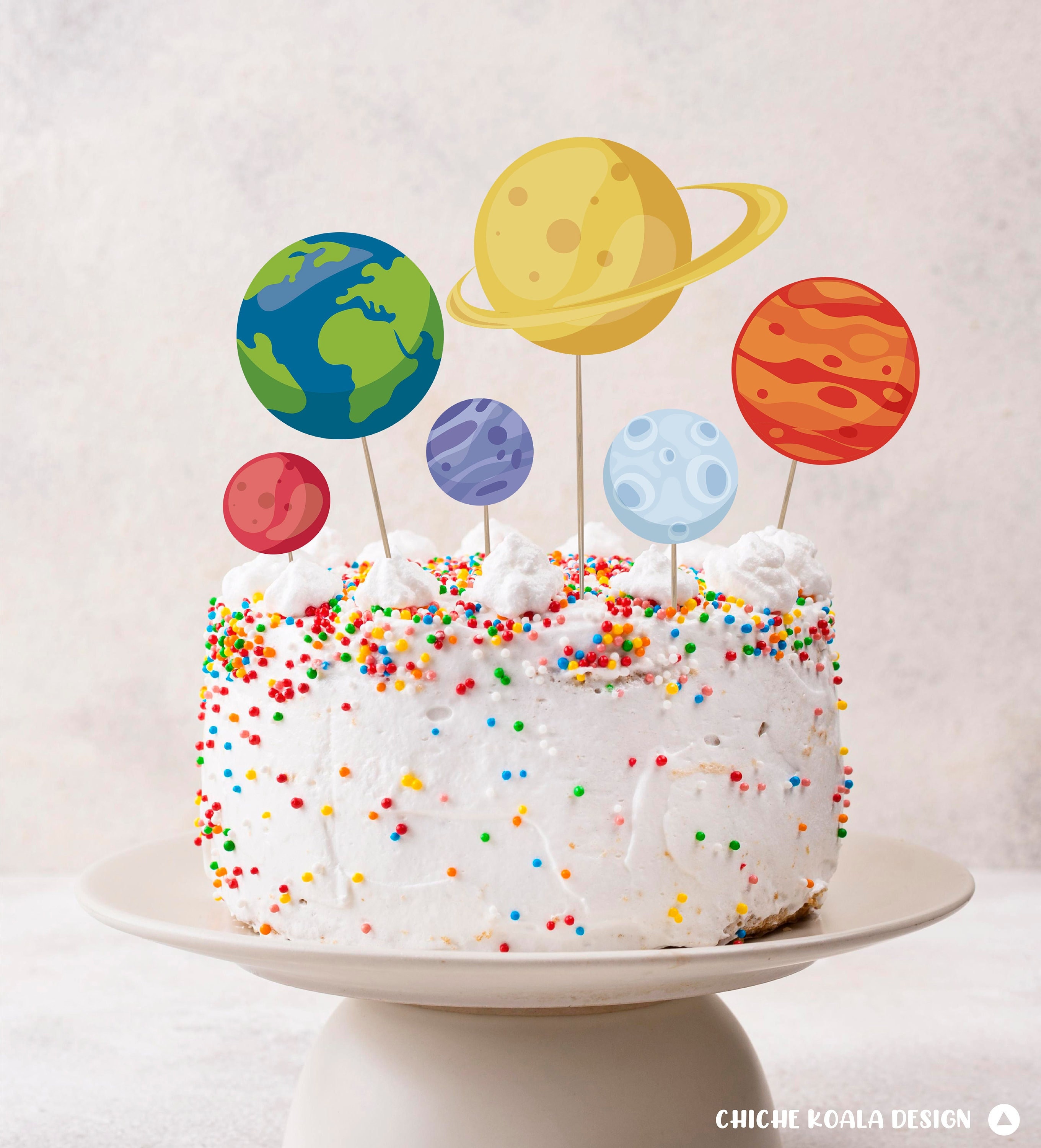 3d Solar System Birthday Cake