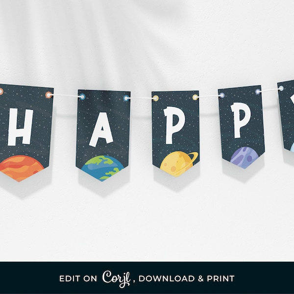 Planet Banner - Etsy