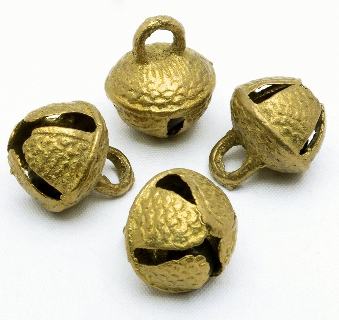 Brass Ghungroo Bells 100 Pcs Indian Anklets | Etsy