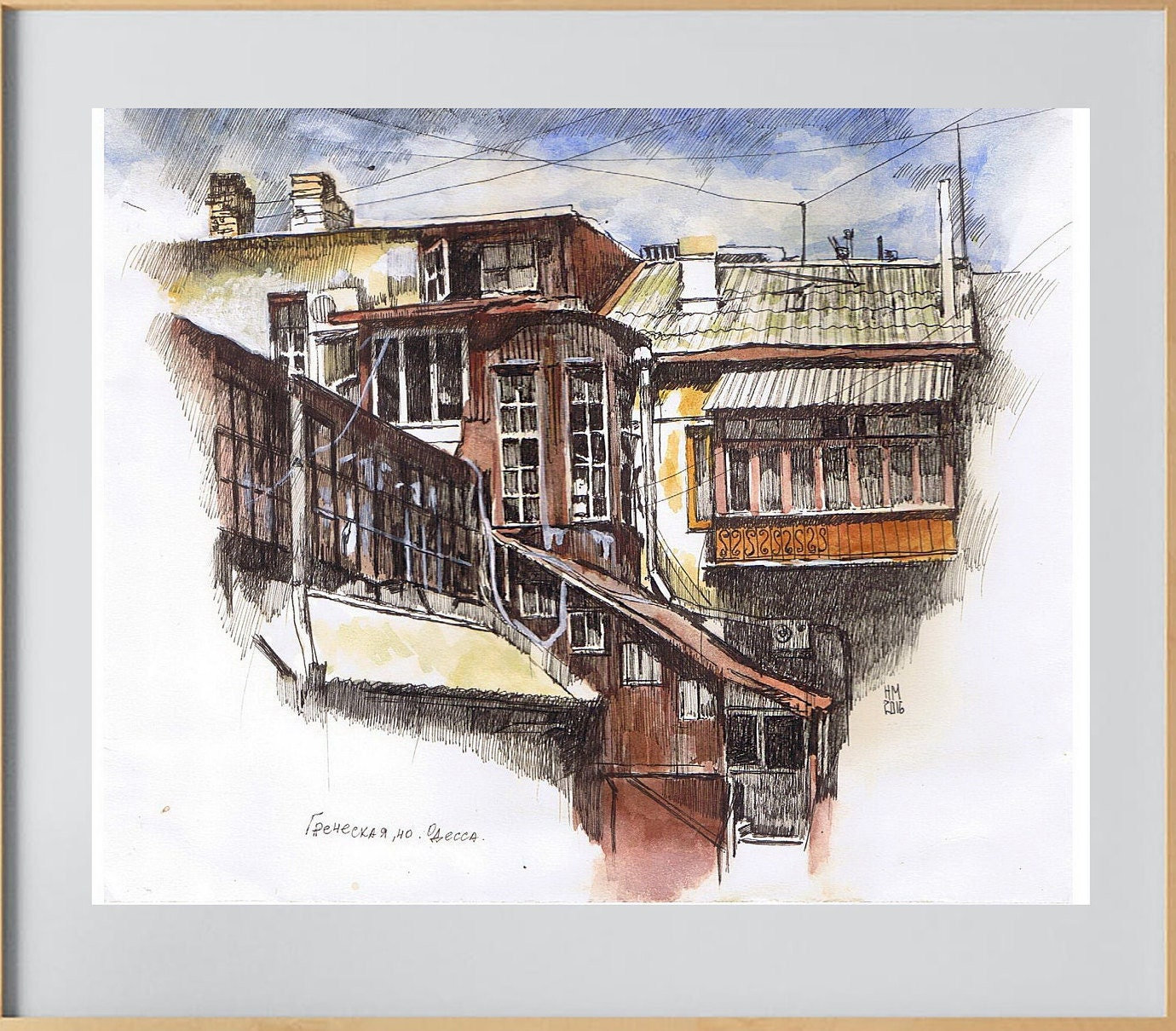 Ink Drawings Of Buildings