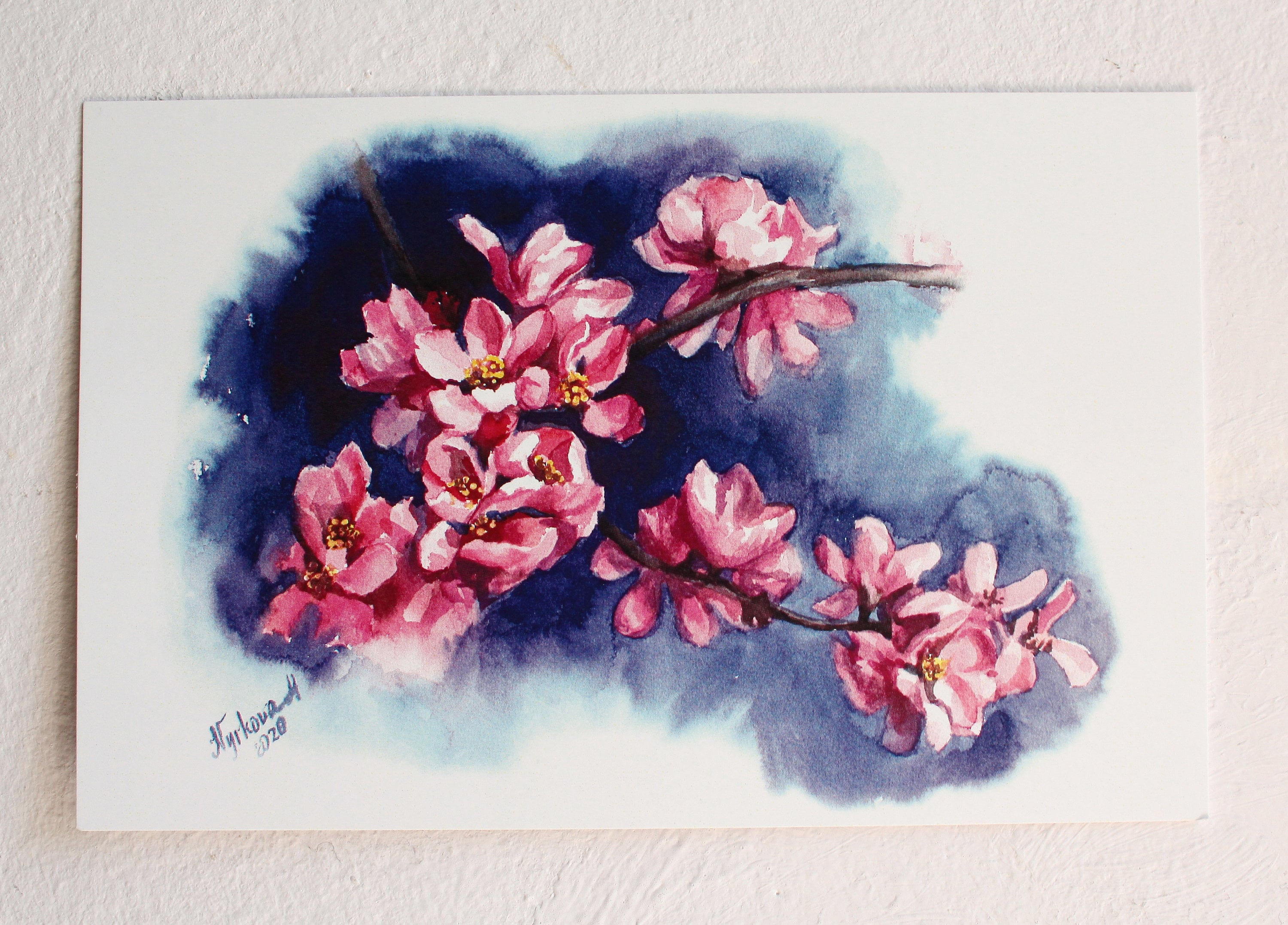 Postales de flores Postal floral Juego de tarjetas botánicas - Etsy España