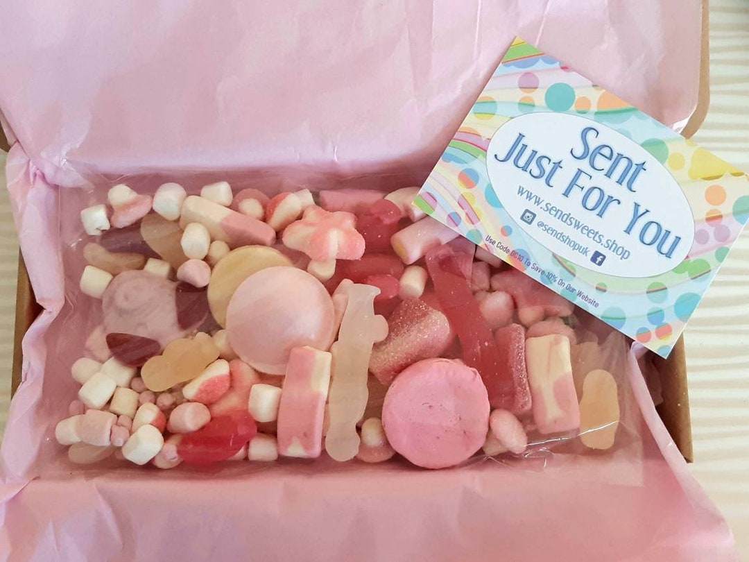 Pink Mix Pick and Mix Sweetbox Letterbox Sweetbox Pick and Mix Sweets ...