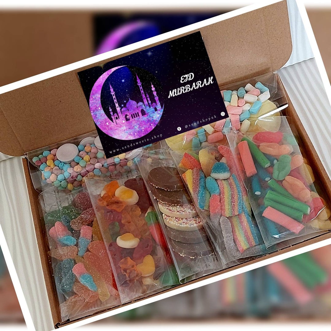 Eid Sweet Gift, Eid Sweets, Eid Treat Box, Halal Sweets Letterbox Gift ...