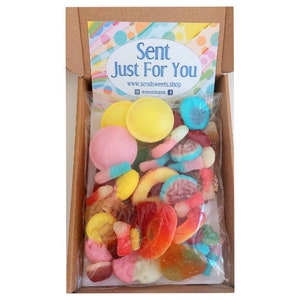 All Green Sweets Letterbox Sweetbox Pick and Mix Sweets Candy Mix Gift ...