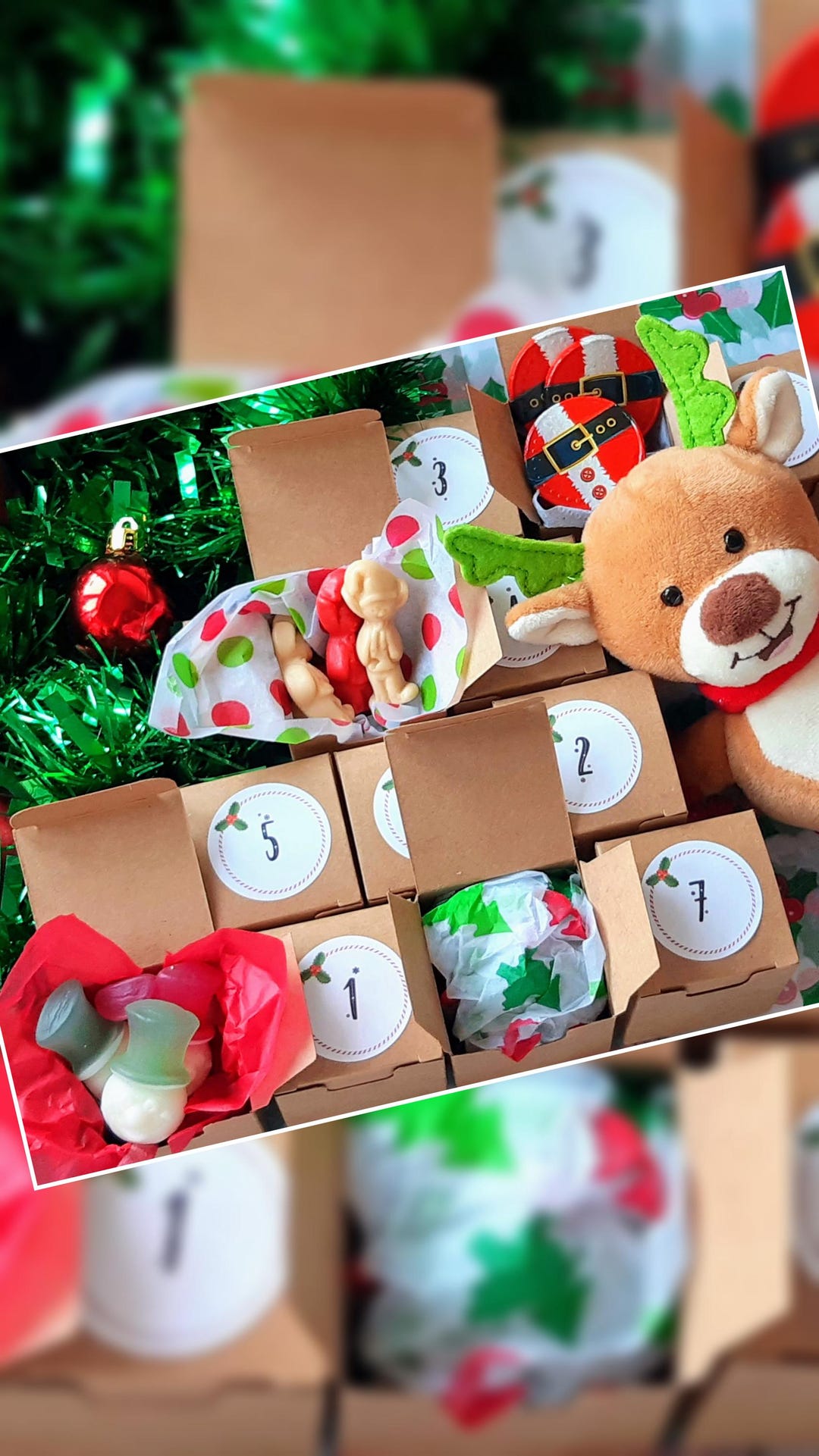 Pick & Mix Advent Calendar: Christmas Sweets Filled Boxes - Etsy