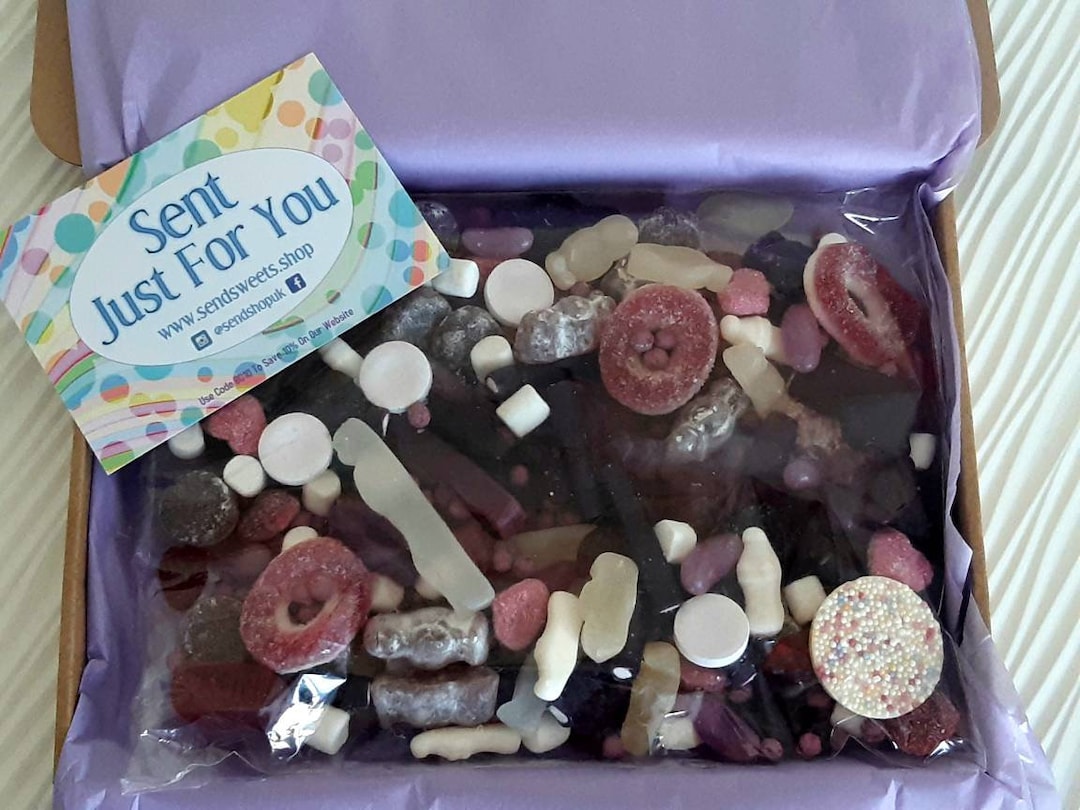 Purple Candy Mix Sweets Letterbox Sweetbox Pick and Mix Sweets Candy ...