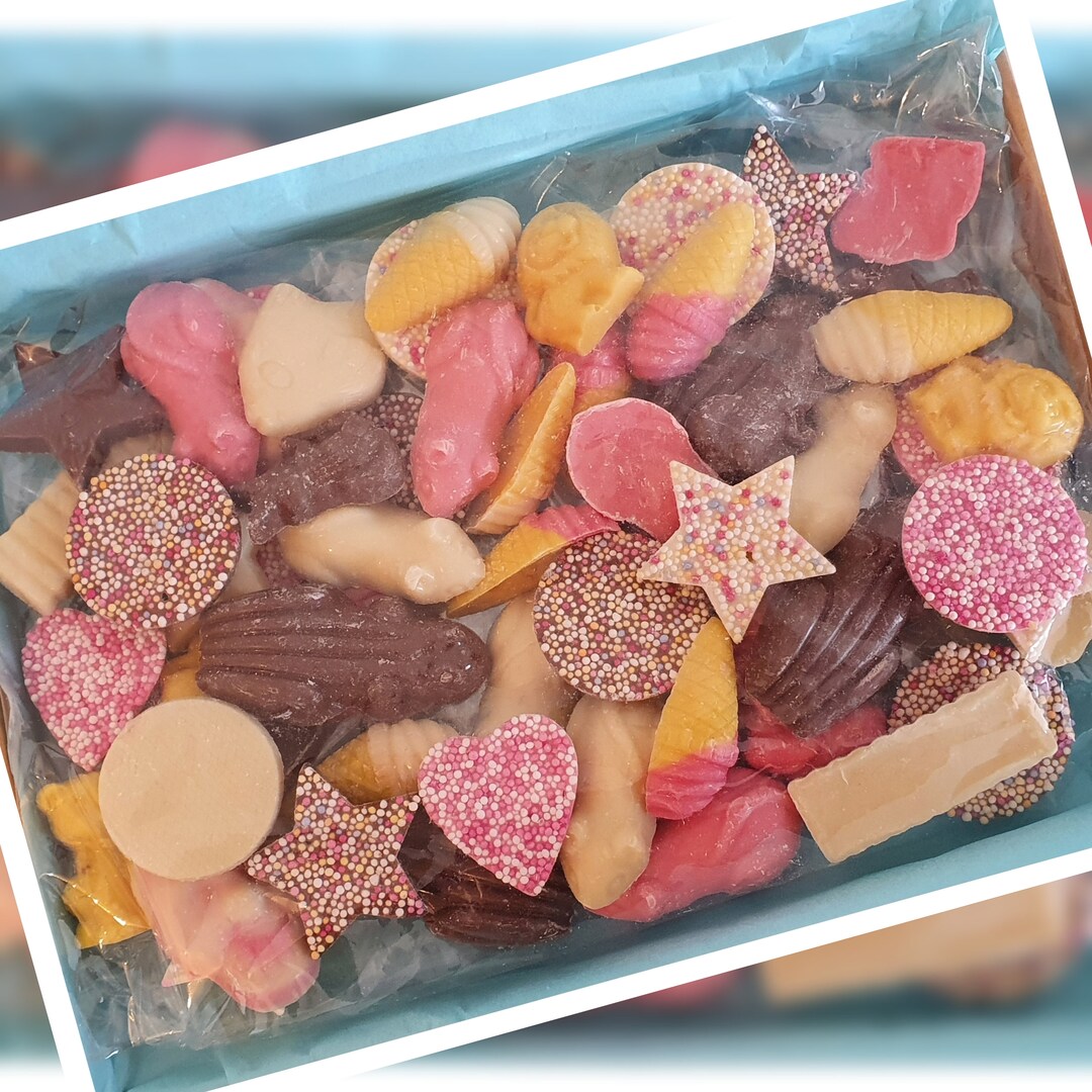 Chocolate Flavour Sweets Letter Box Pick and Mix Sweetbox Chocolate ...