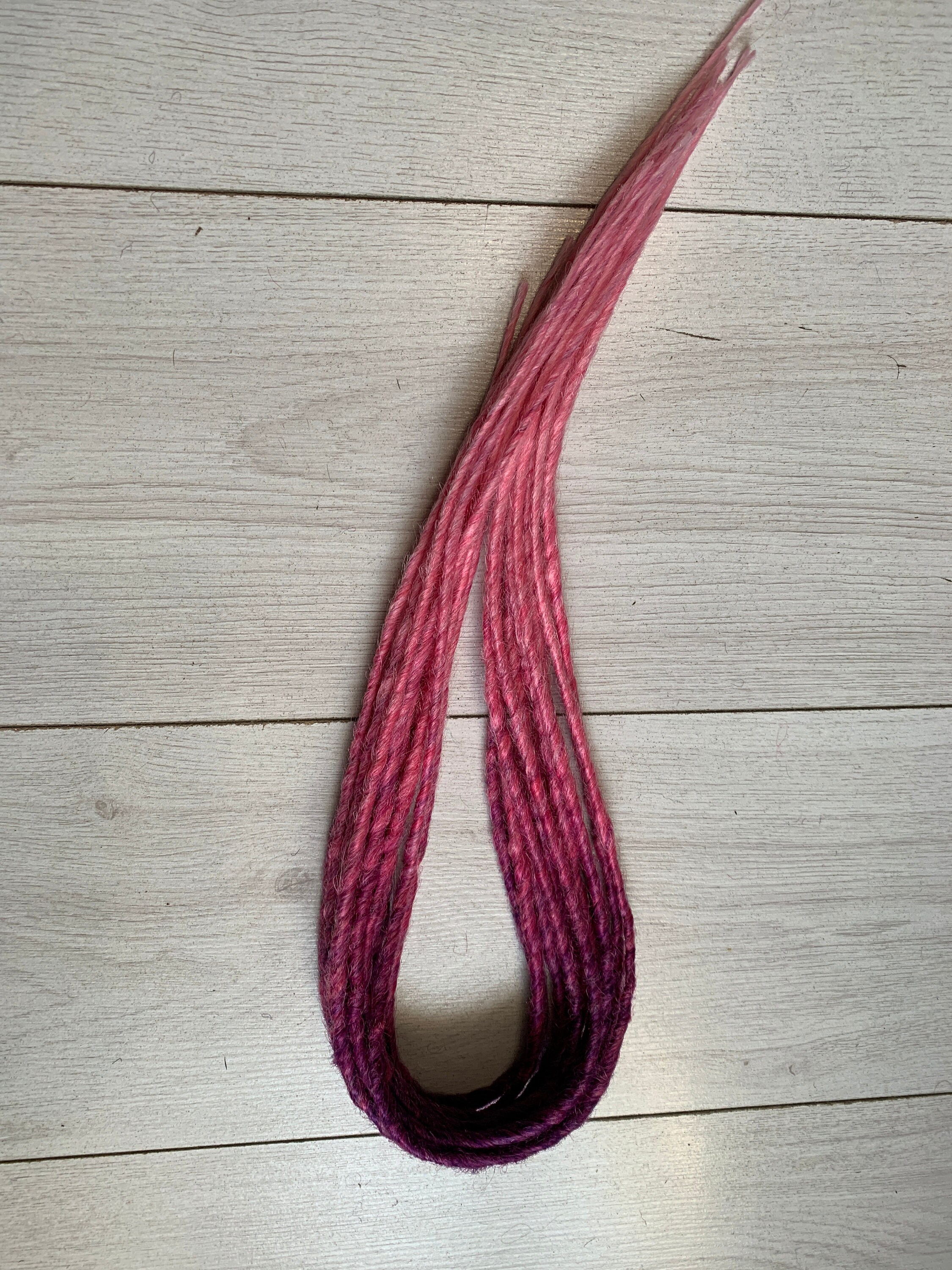 Pink Dreadlocks Single Ended Dreads | Etsy
