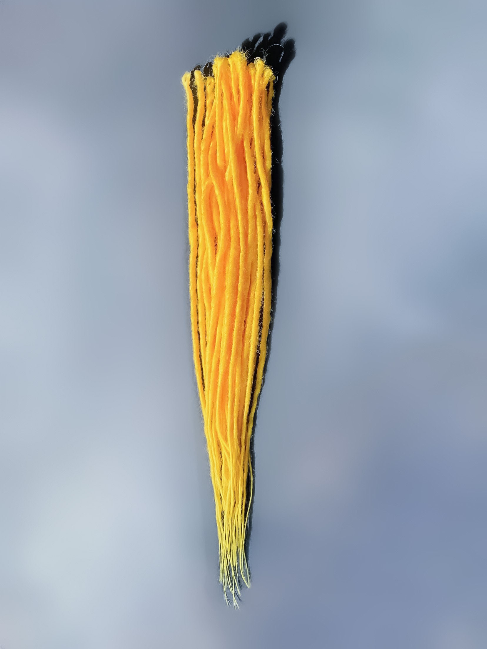 Yellow Dreads Orange Synthetic Dreads Extensions Christmas | Etsy