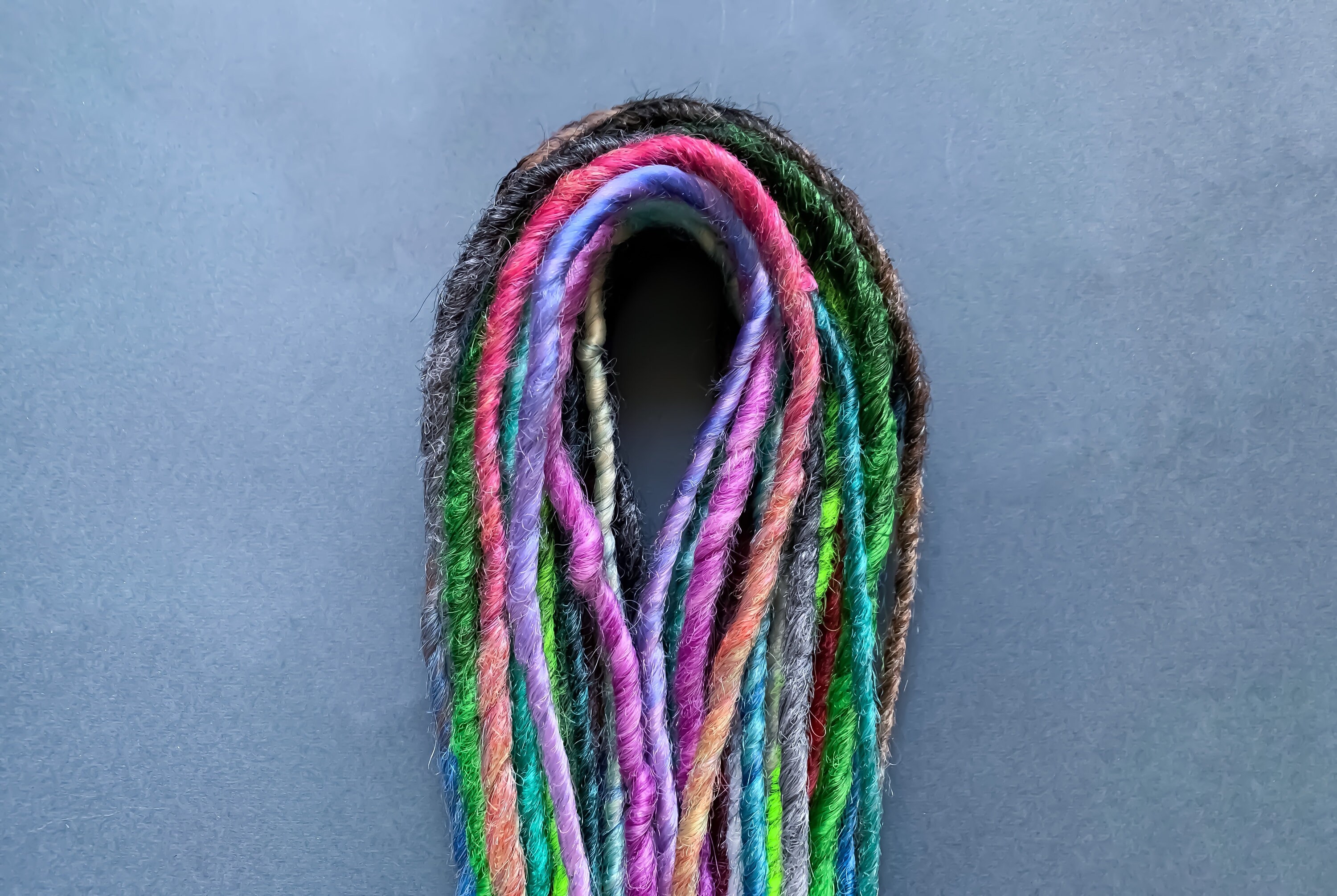Multi Colored Dreads Mix of Synthetic Dreadlocks Extensions | Etsy