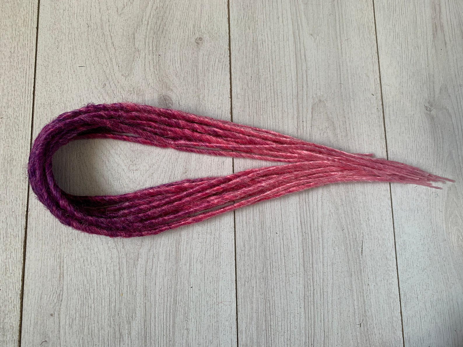 Pink Dreadlocks Single Ended Dreads | Etsy