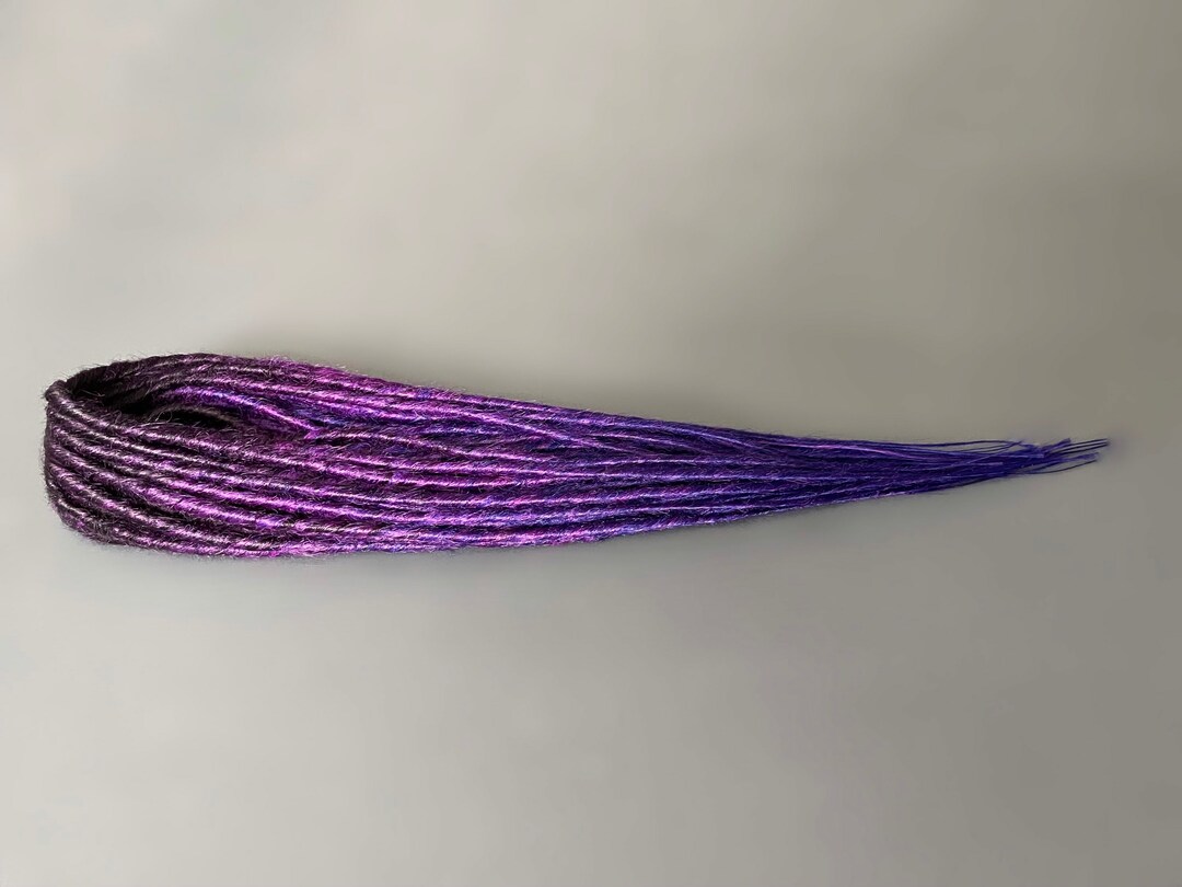 Double Ended or Single Ended Dreadlocks Ombre Purple to Blue - Etsy