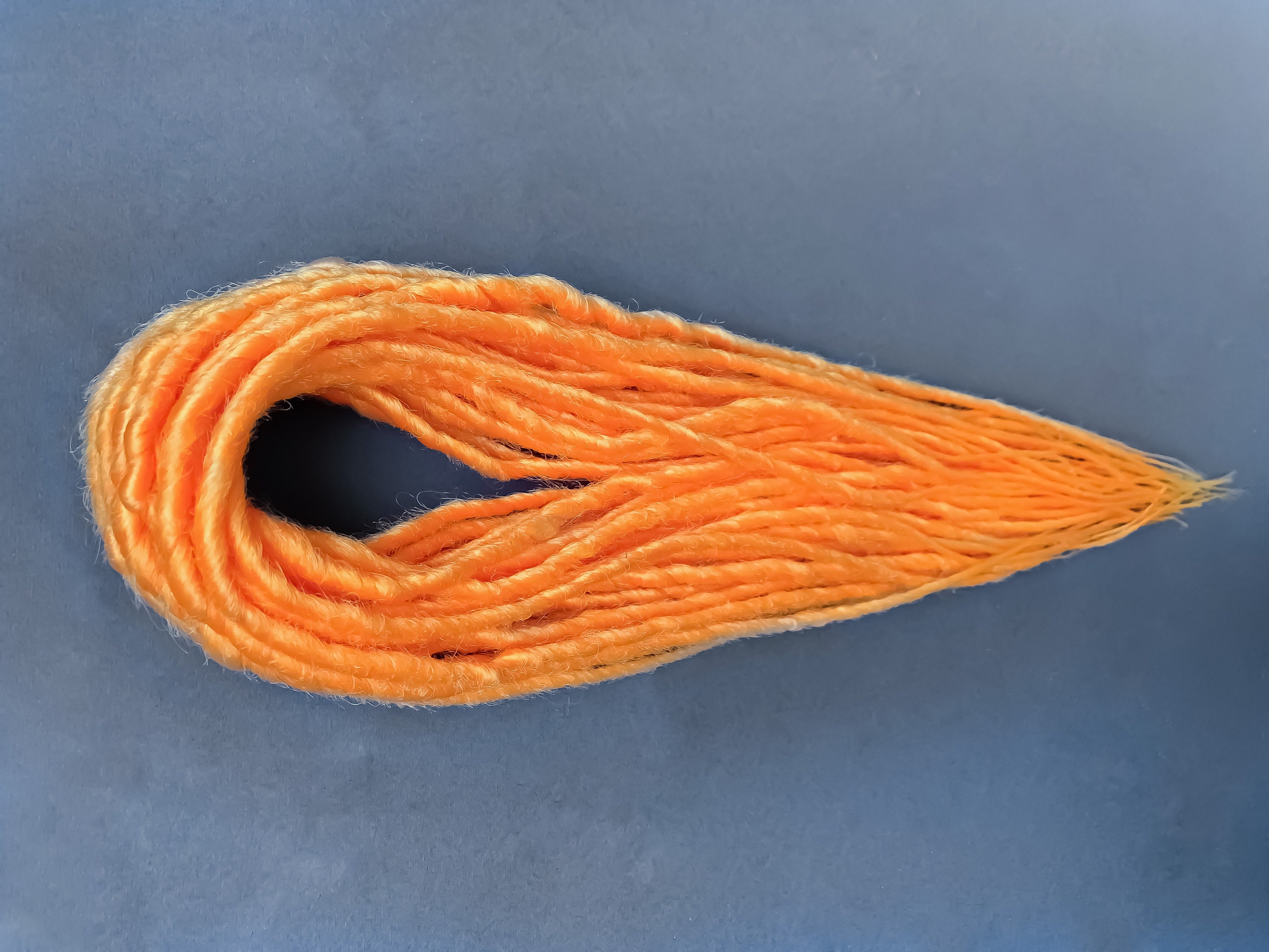 Custom Dreadlocks Orange Dreads Extensions De Synthetic Dreads - Etsy