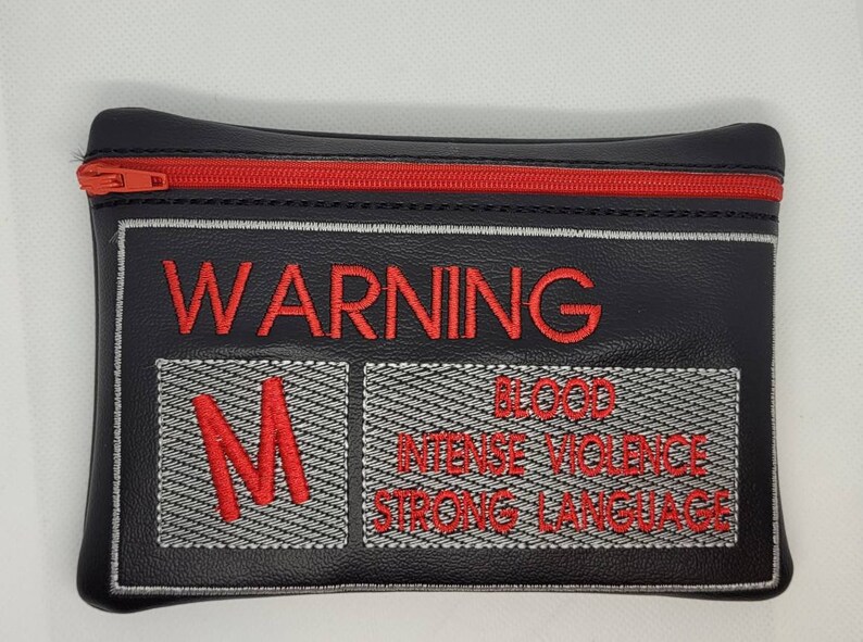 Warning Rated M Period Bag | Etsy