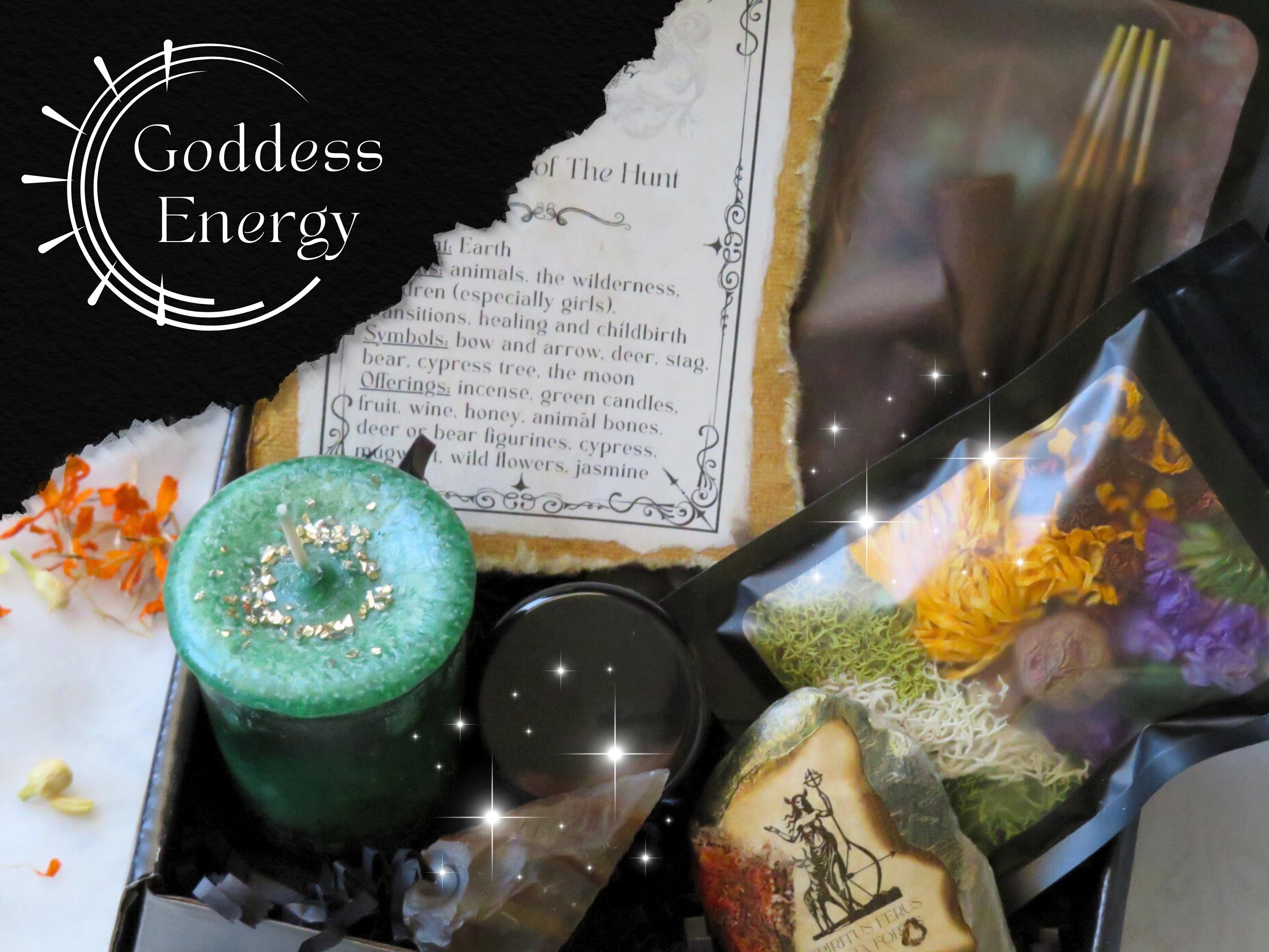 Artemis Altar Offering Kit: Goddess of the Hunt, the Wild, Young Girls ...