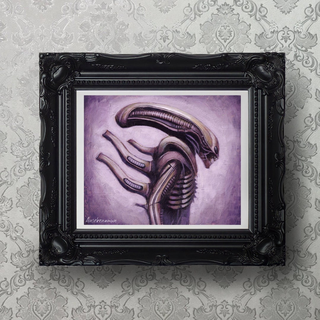 Xenomorph Art Print - Alien Art Print, Alien Fanart, Hr Giger ...