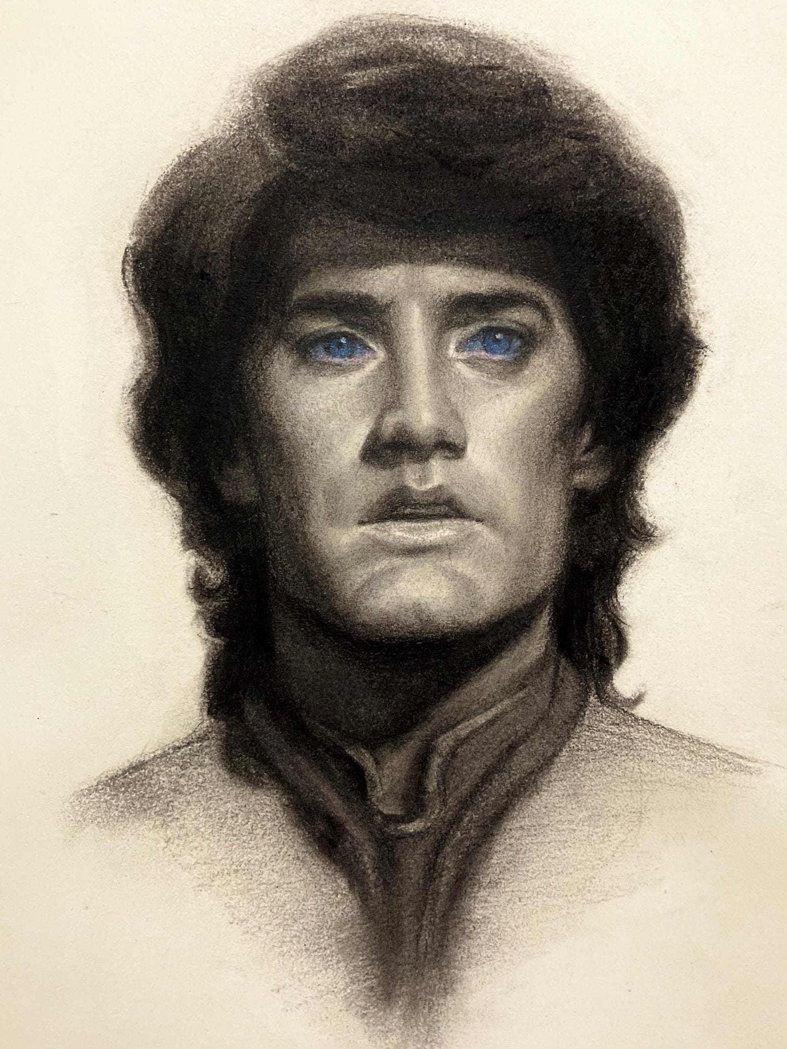 Paul Atreides - Dune Original Charcoal Drawing Kyle Maclachlan Dune ...