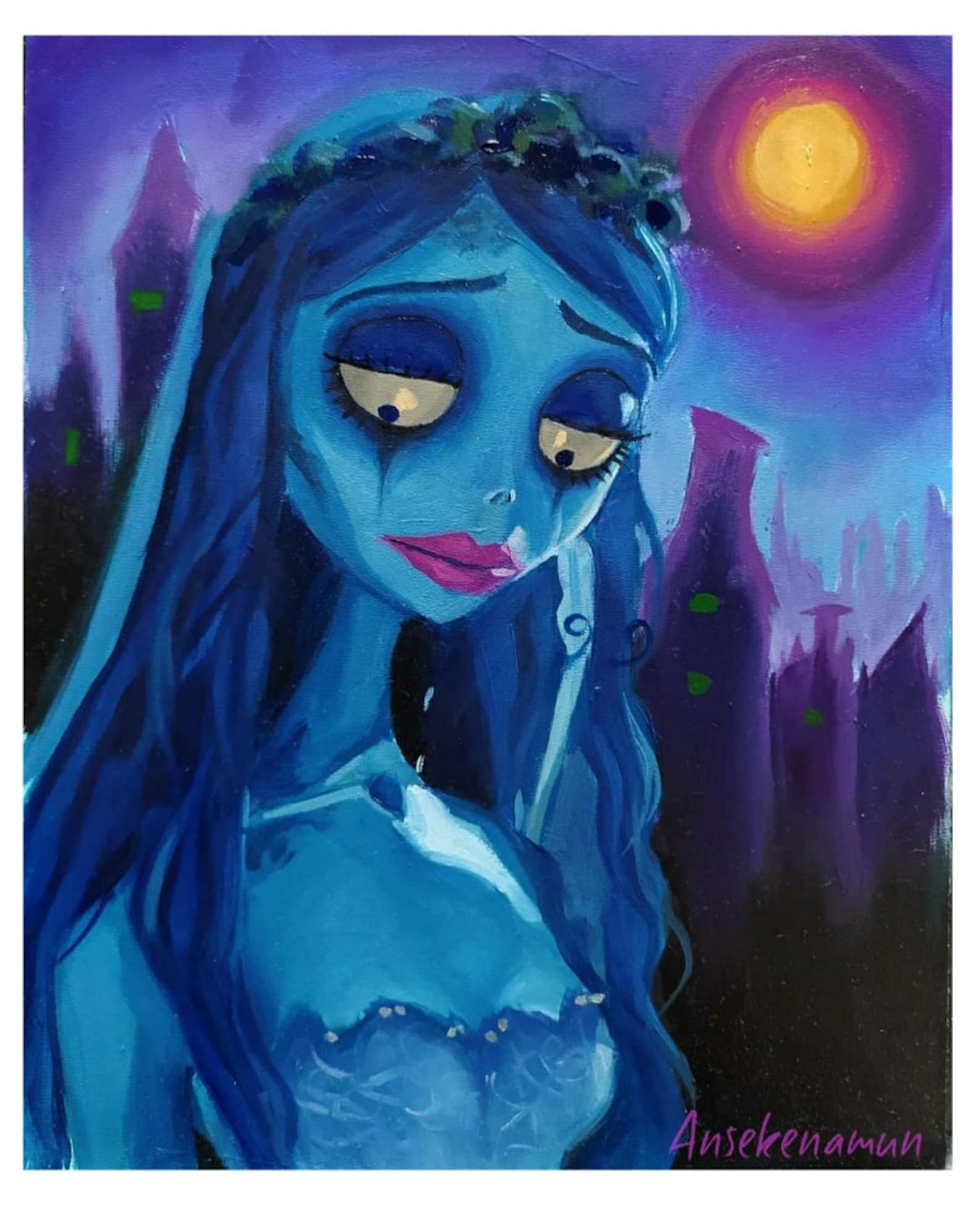 Corpse Bride Giclee Art Print Tim Burton Gothic Art Print - Etsy