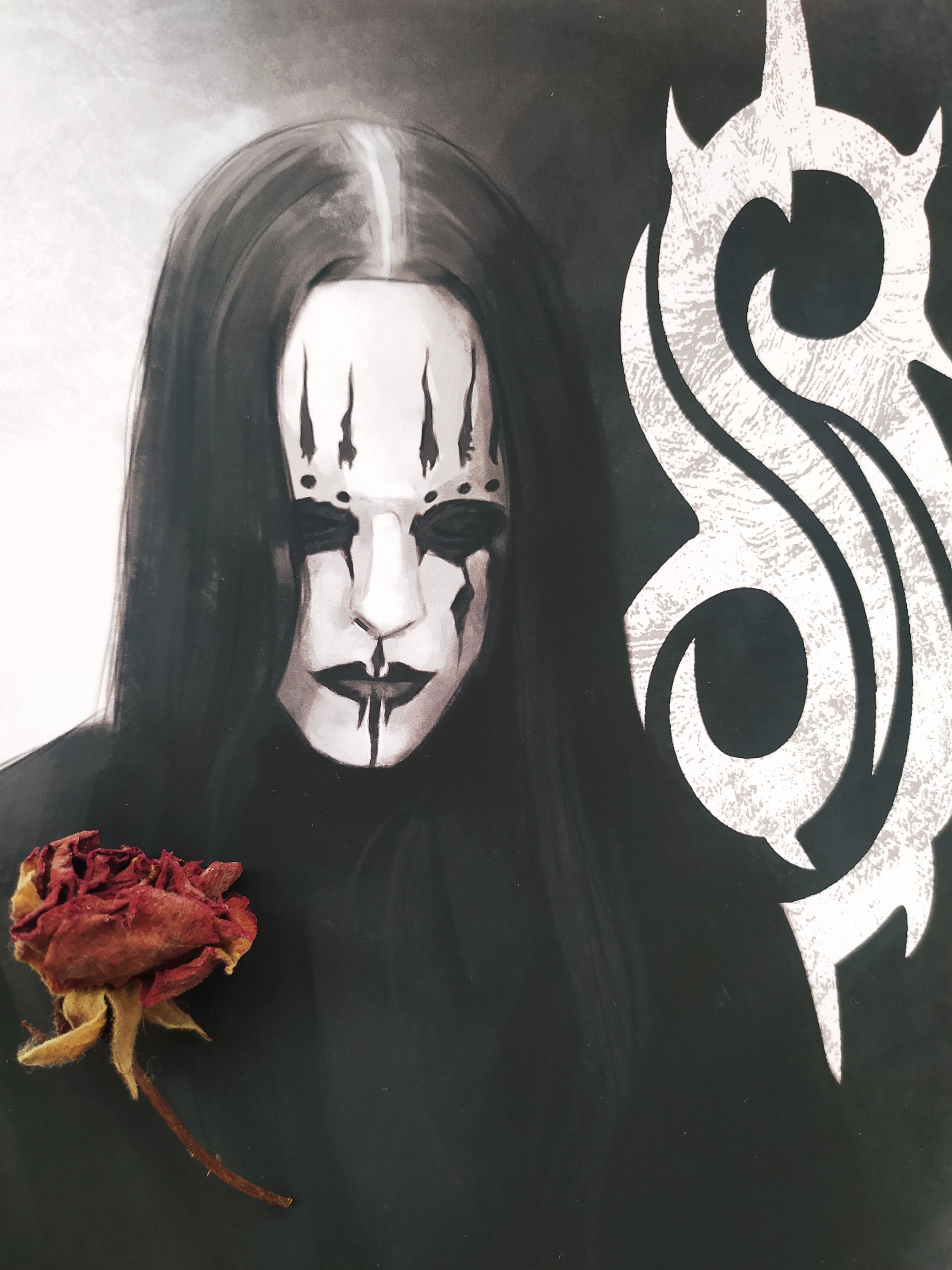 Joey Jordison Slipknot Art Print Dark Art Gothic Art Print - Etsy