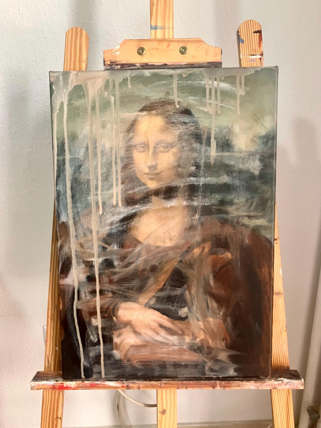 Mona Lisa - Original Oil Painting Reproduction, Replica, Abstract Art ...