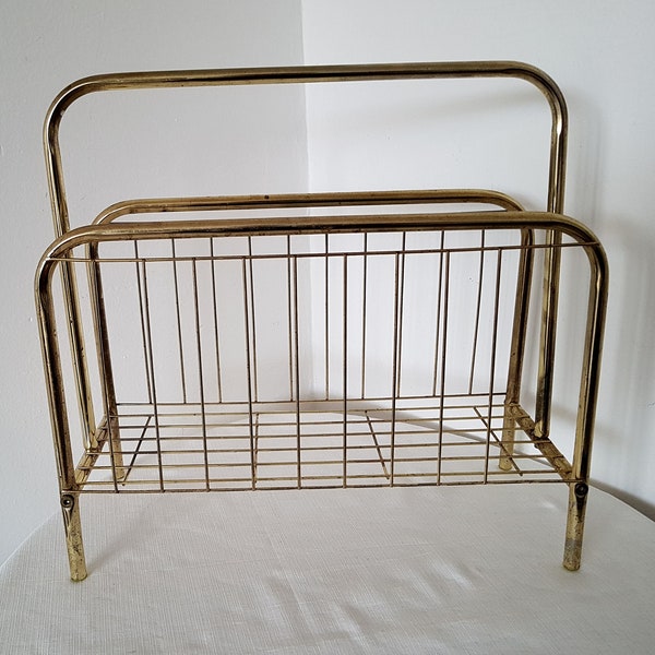 Gold Magazine Rack - Etsy