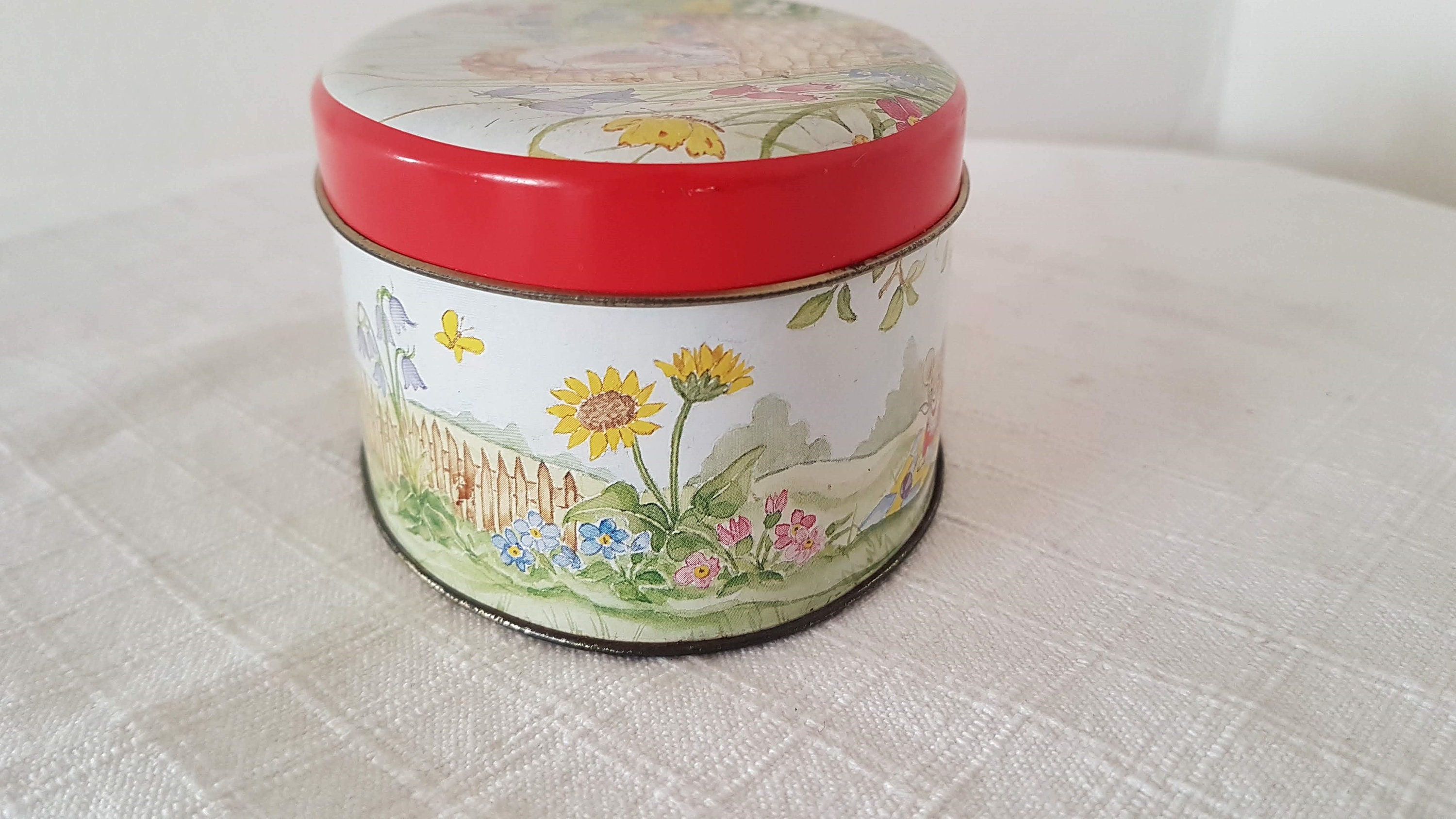 Vintage Oval Tin Box With Cute Mice Made in England Good - Etsy Hong Kong