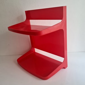 Vintage Mid Century Modern Wall Shelf in a Plastic 80s - Etsy