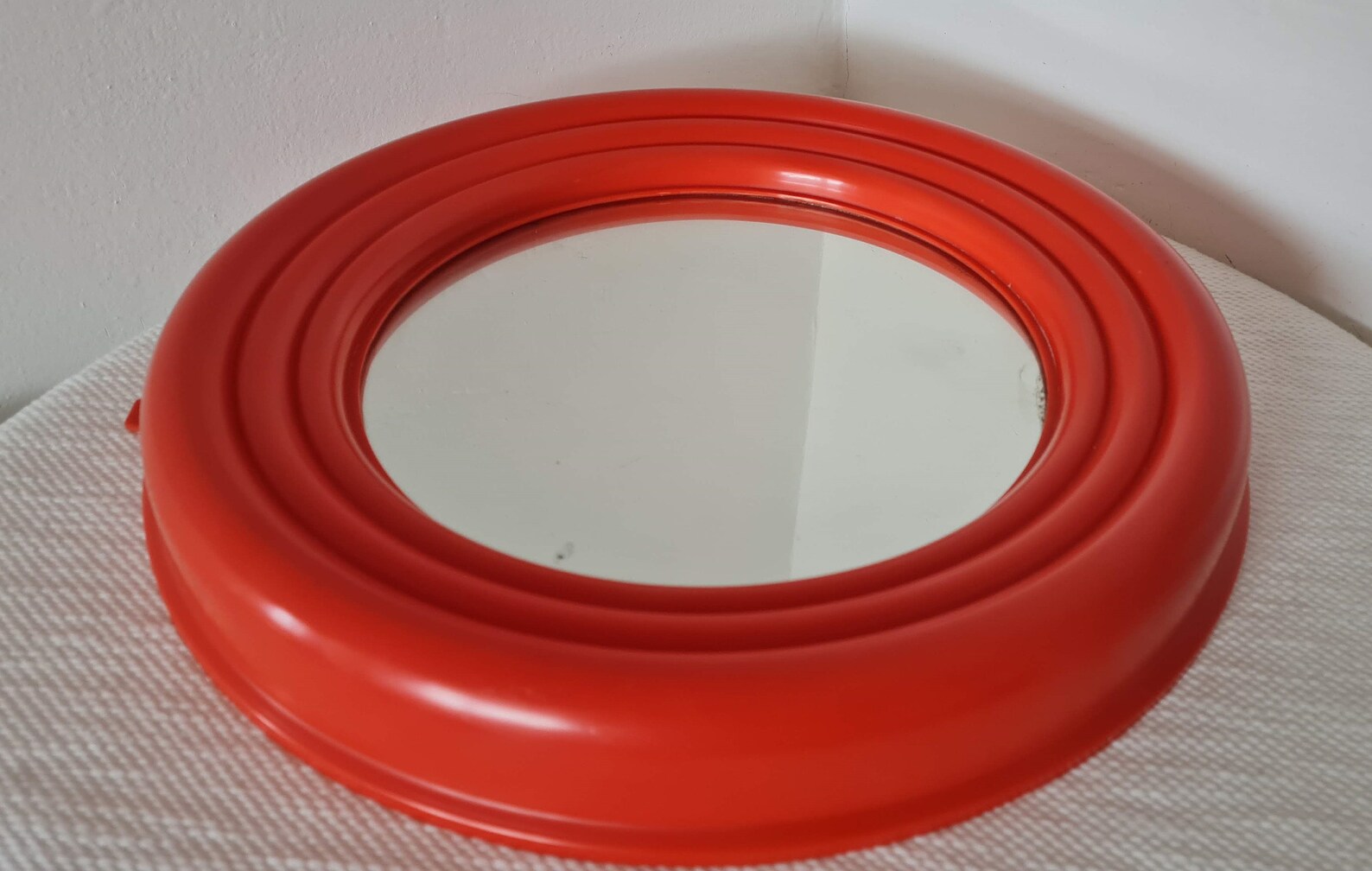 Vintage Mid Century Modern Plastic Wall Mirror 80s - Etsy