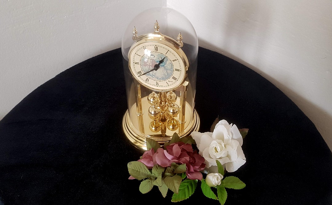 Vintage Mid Century Style Musical Clock Kundo Made in West Germany 80s ...