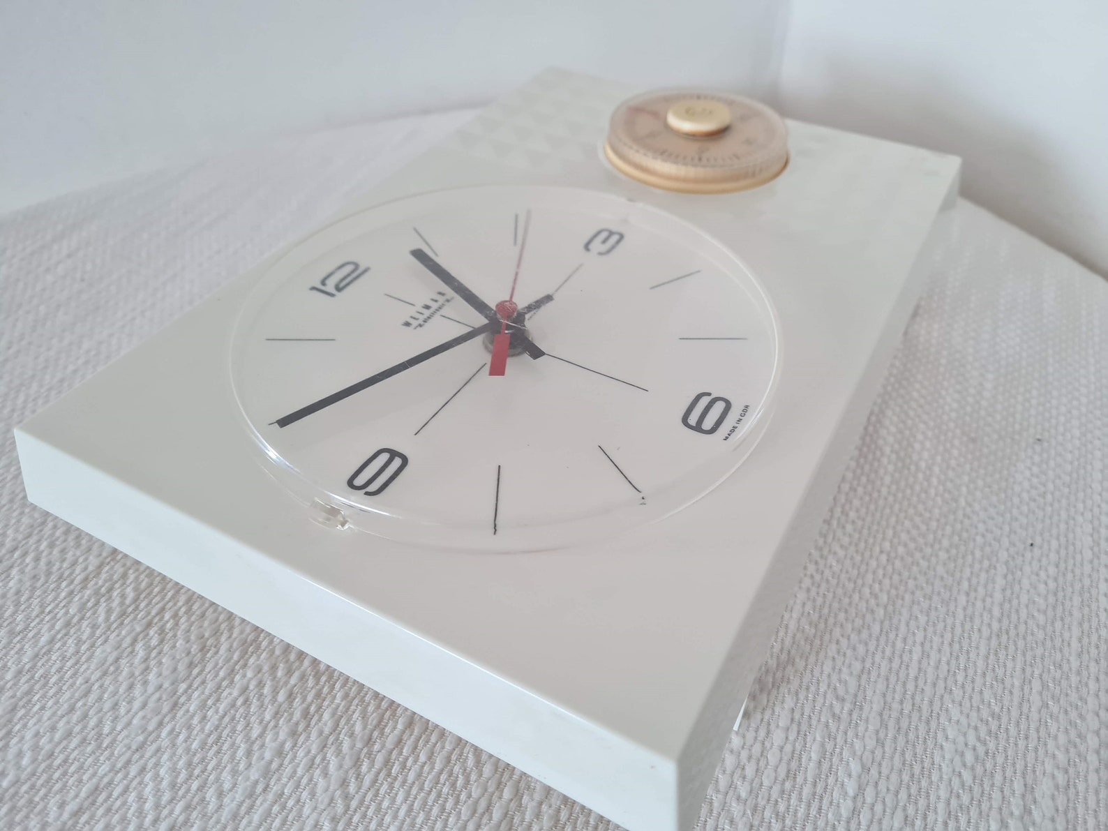 Mid Century Wall Kitchen CLOCK With Timer 70s East German - Etsy