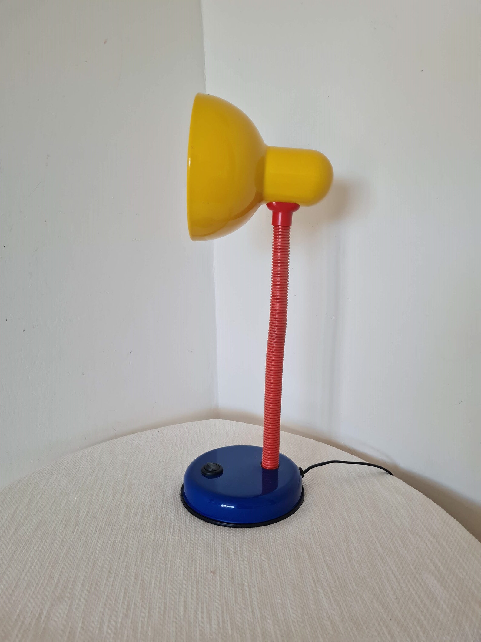Vintage MEMPHIS Style Colorful Table Lamp - Etsy
