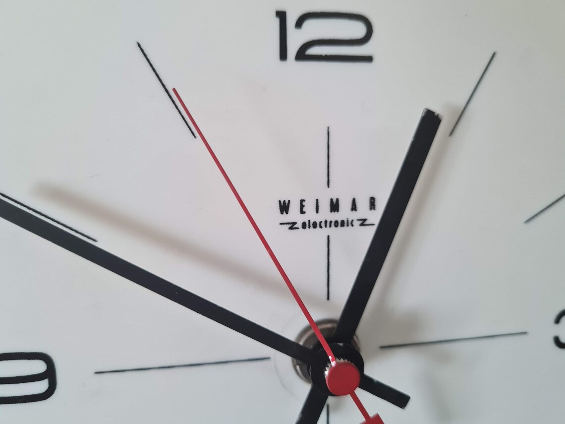 Mid Century Wall Kitchen CLOCK With Timer 70s East German - Etsy