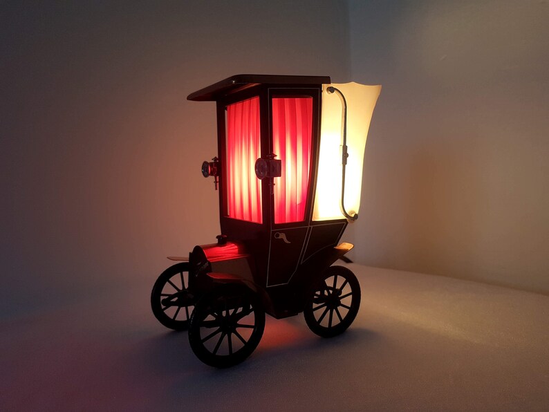 Vintage Retro Car Ferrari Accent Lamp - Etsy