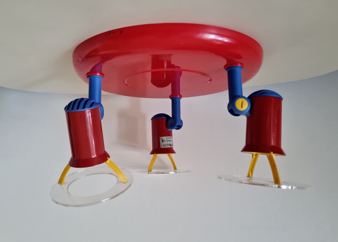 Vintage MEMPHIS Style Colorful Ceiling Lamp Multicolored Lamp Design ...