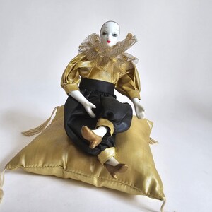 Vintage Pierrette Doll, Porcelain Mime Figurine, Collectible Decor - Etsy