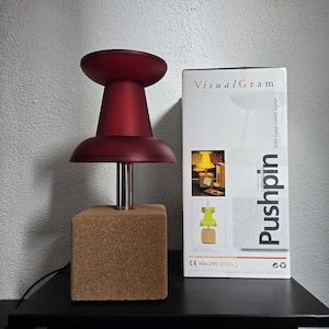 Delightful Vintage Pop Art Lamp Pushpin. Plastic/cork. Justin Cheung ...