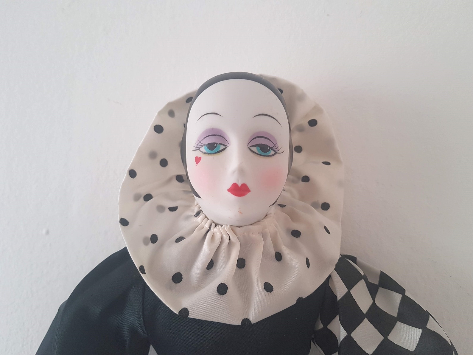 Vintage decorative doll Pierrette Collectible Mime Art | Etsy